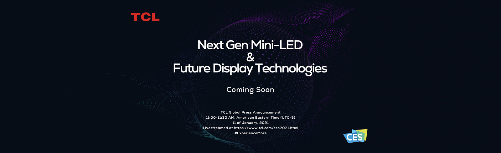 TCL will present its next-generation Mini-LED technology at CES 2021