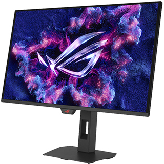 The 540Hz Asus ROG Swift OLED PG27AQWP-W is showcased at Gamescom 2025