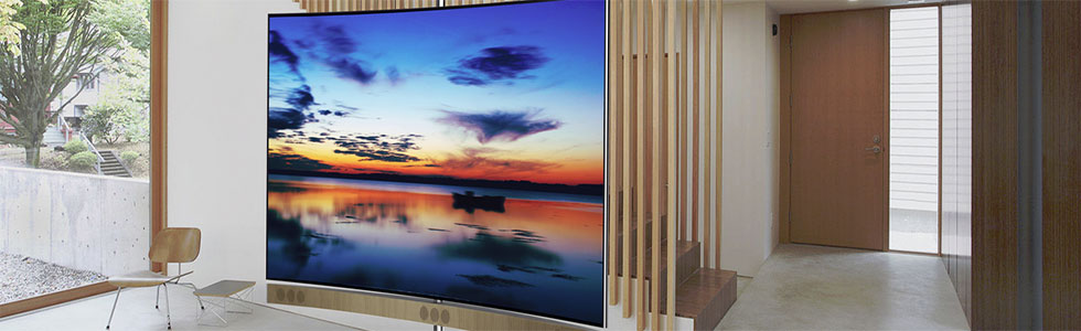 TCL displayed the curved 110-inch UHD China Star