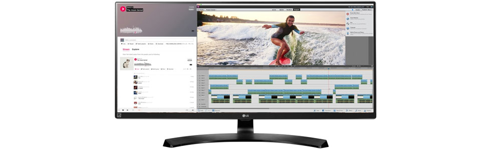 LG 34UM88 - a 34" ultra-wide, WQHD IPS Thunderbolt LED monitor
