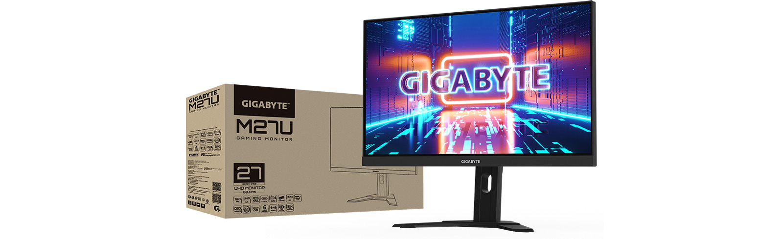 Gigabyte M27U is unveiled with a 27" SS IPS 4K display with a 160Hz ...